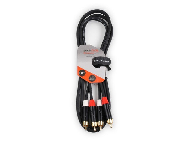 Stagecore iCORE 250 2x Male RCA - 2x Male RCA 3M – Clubtek